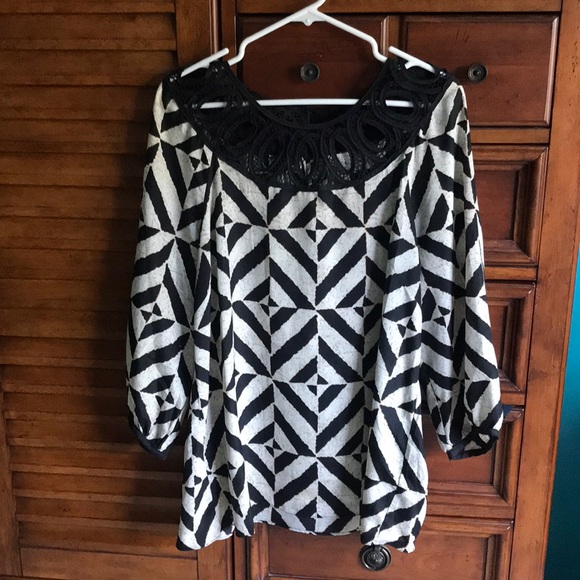 ECI | Tops | Printed Shirt | Poshmark